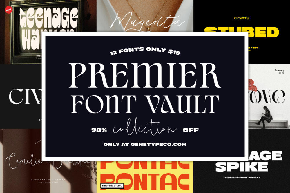 Premier Font Vault Collection - 98% Discount! - Prioritype Co